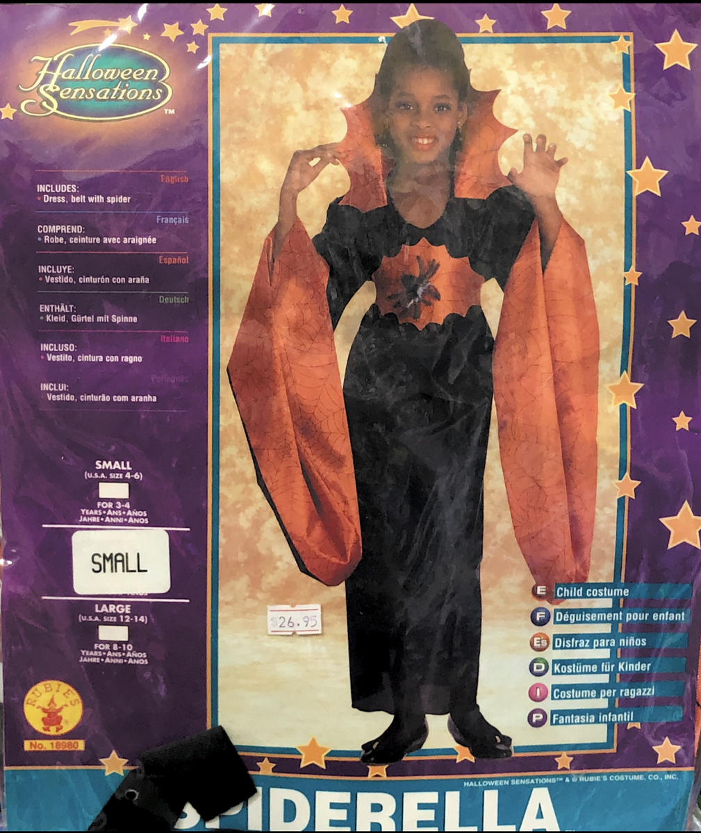 Spiderella (child halloween costume) – AB Party and Gifts